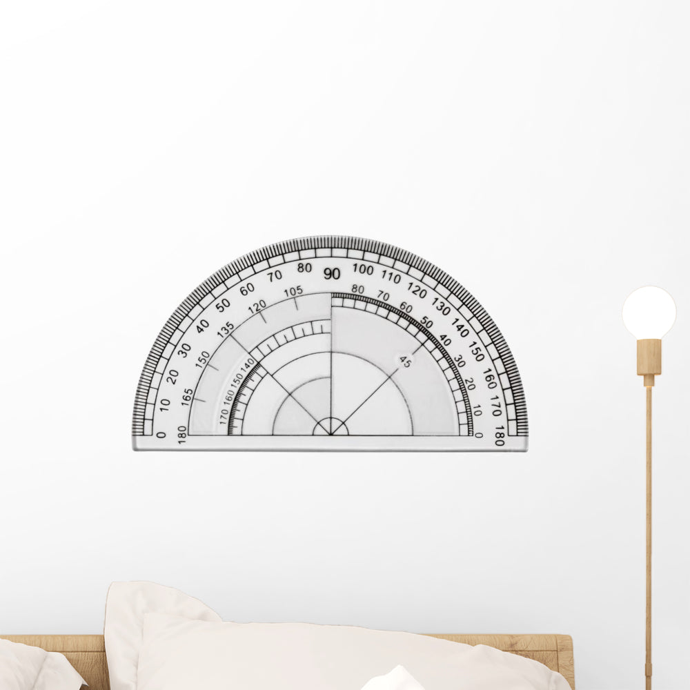 Protractor Wall Decal - WallMonkeys.com – Wallmonkeys