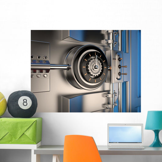 Vault Door, 3D Wall Decal - WallMonkeys.com – Wallmonkeys