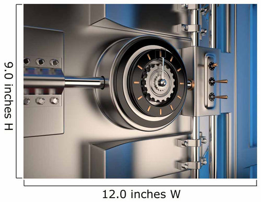 Vault Door, 3D Wall Decal - WallMonkeys.com – Wallmonkeys