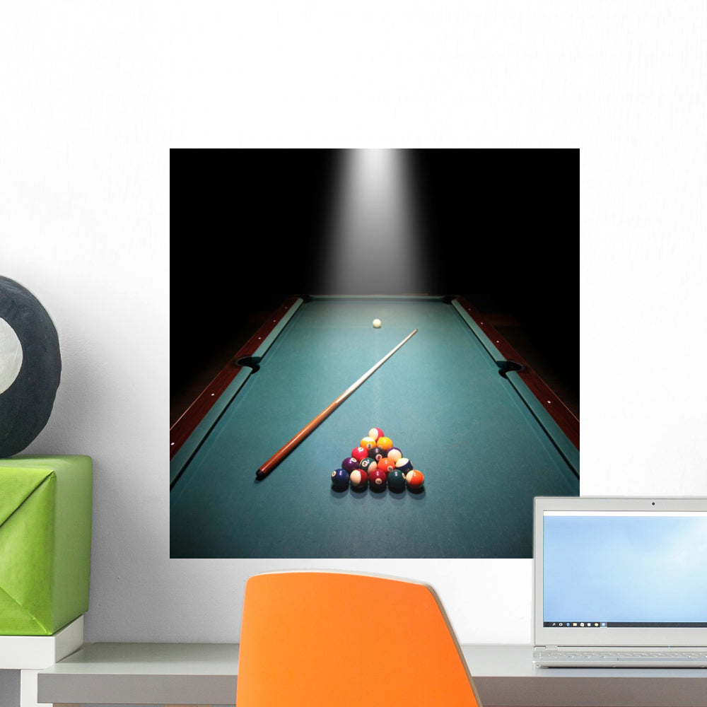 Billiard Wall Decal - WallMonkeys.com – Wallmonkeys