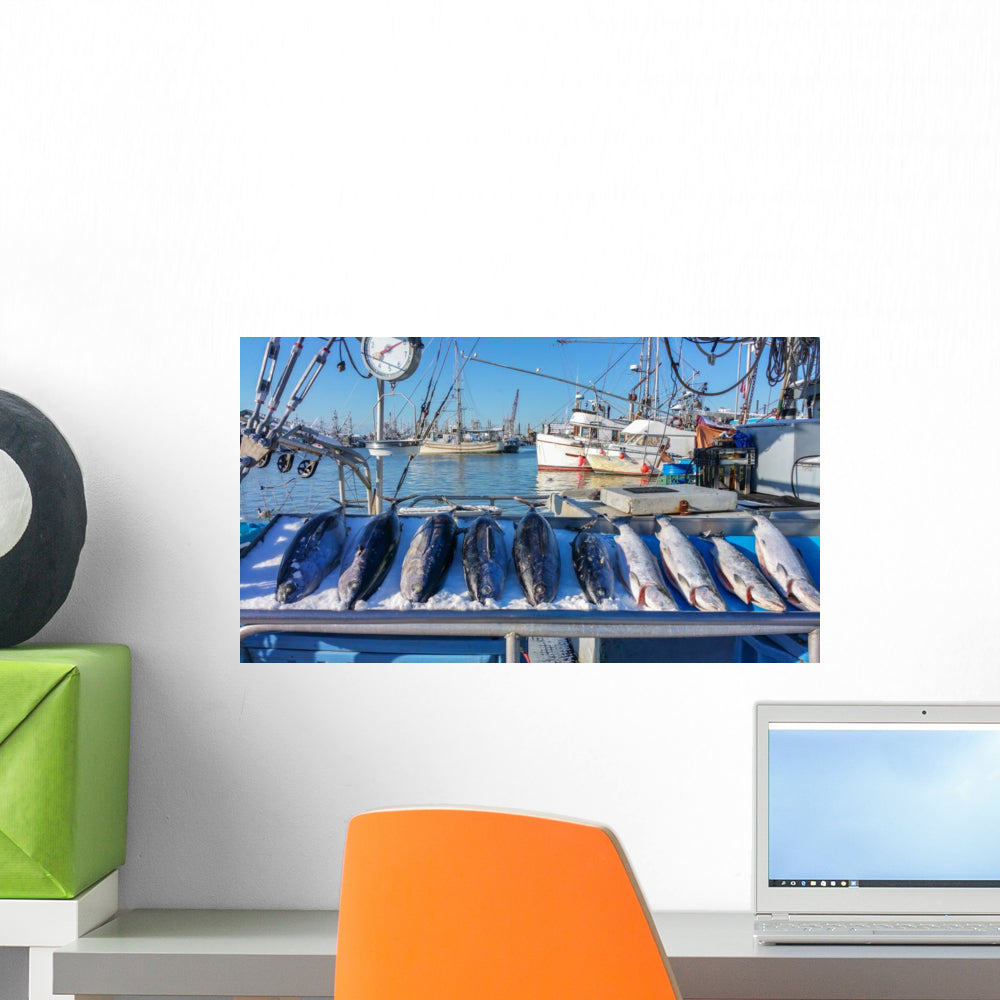 Fish Market At Steveston Village Wall Decal - WallMonkeys.com – Wallmonkeys