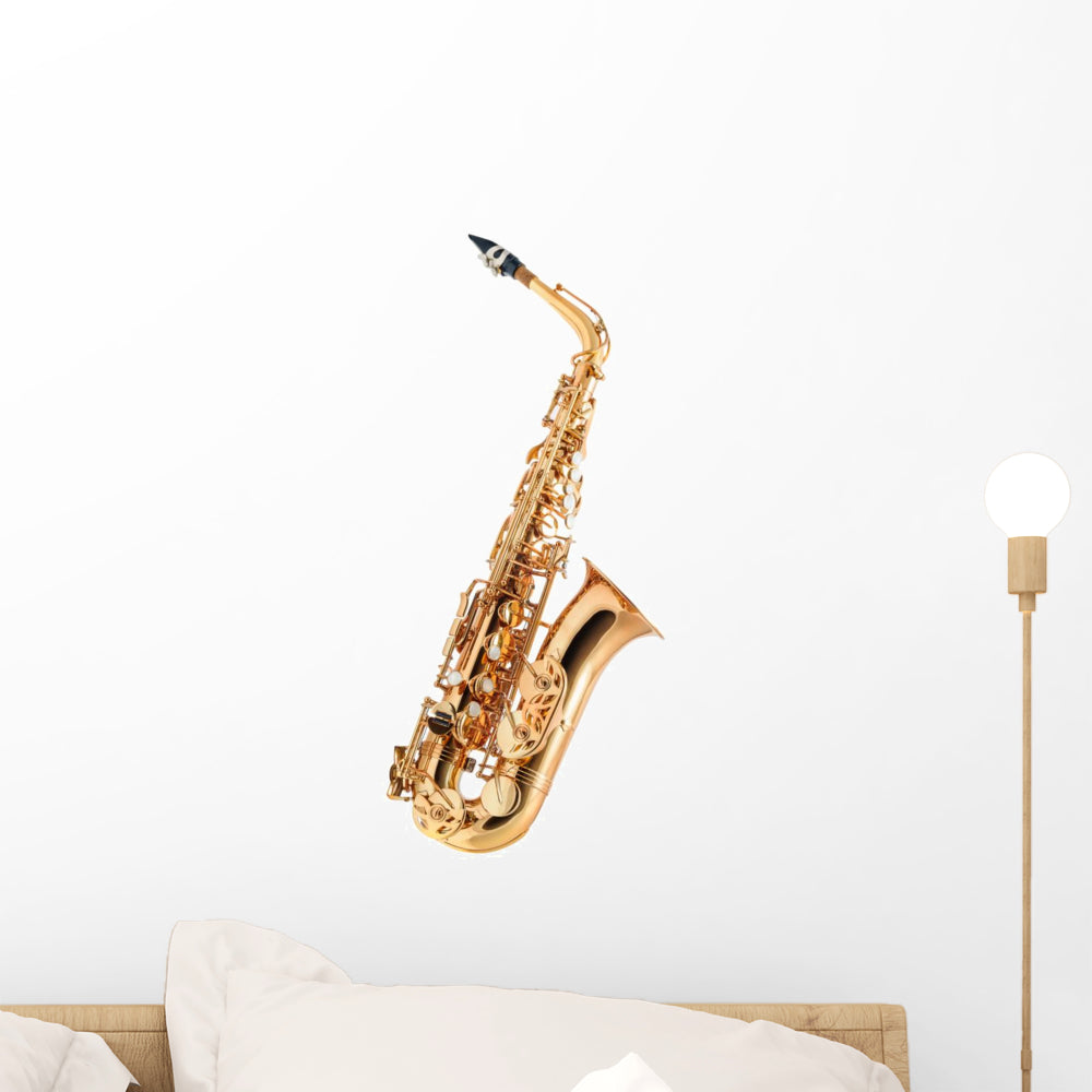Side-View Saxophone Wall Decal - WallMonkeys.com – Wallmonkeys
