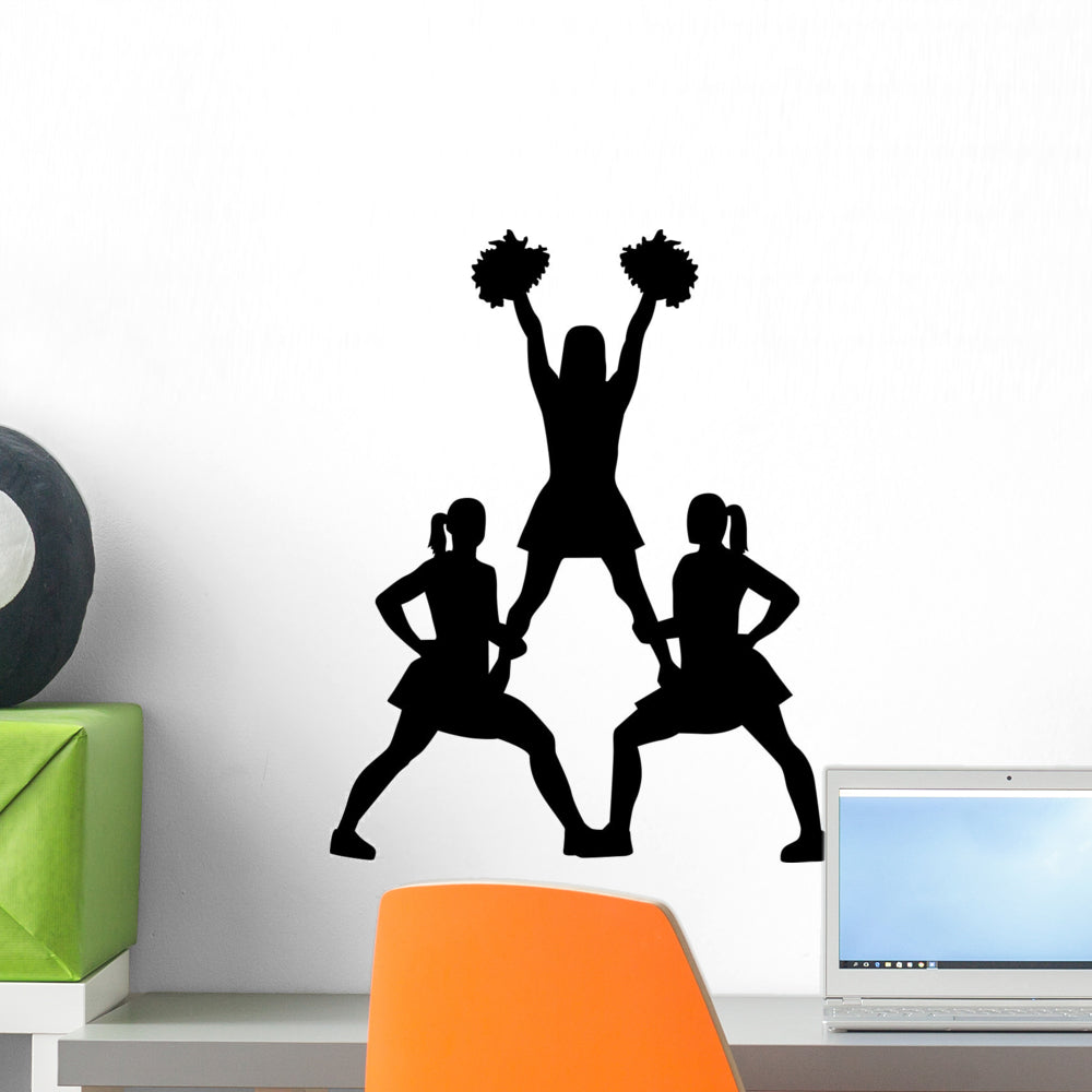 Cheerleading Wall Decal - WallMonkeys.com – Wallmonkeys