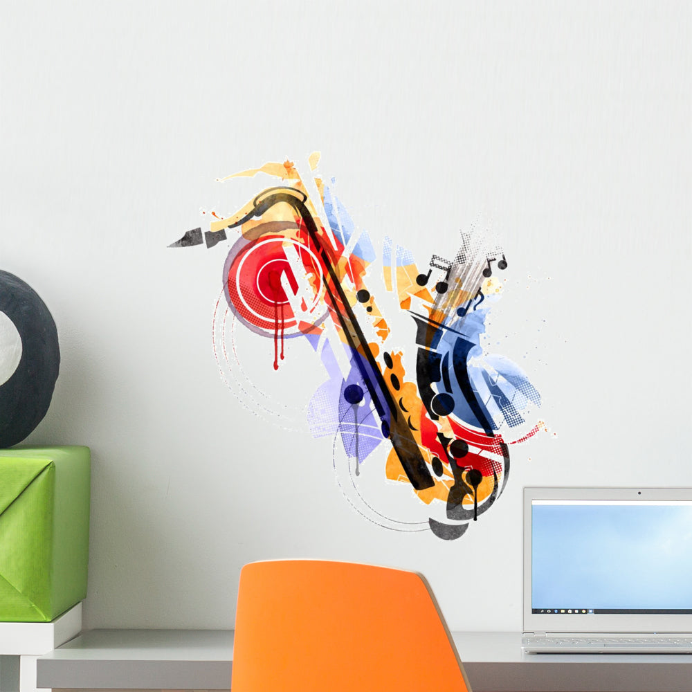 Art Of Sax Wall Decal - WallMonkeys.com – Wallmonkeys