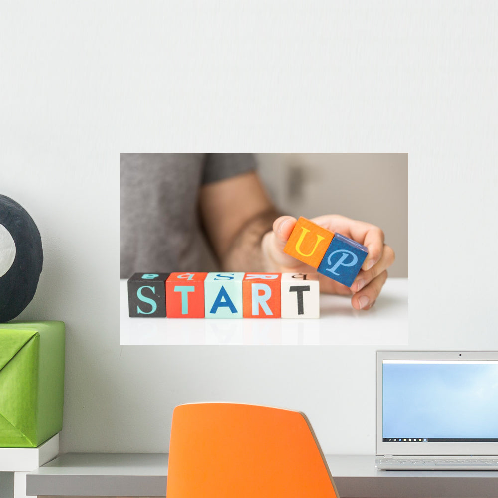 Startup Wall Decal - WallMonkeys.com – Wallmonkeys