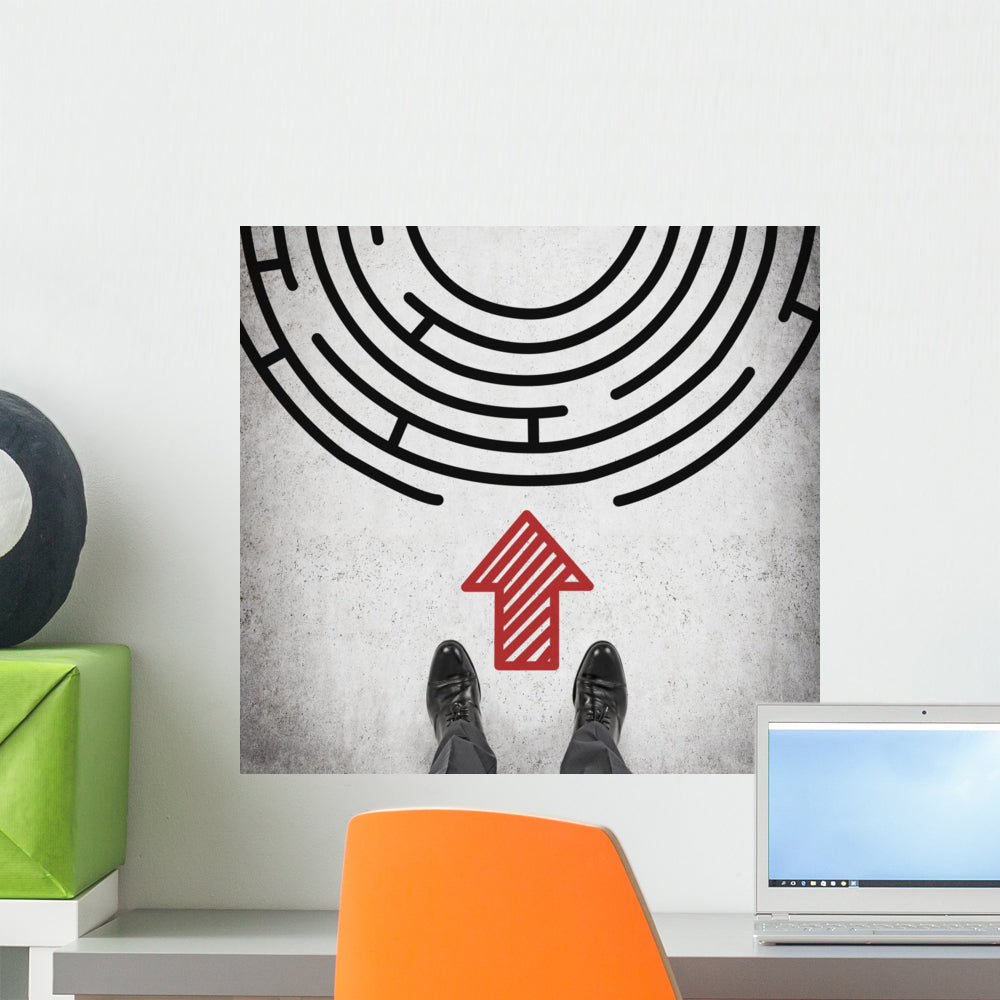 Labyrinth Wall Decal - WallMonkeys.com – Wallmonkeys