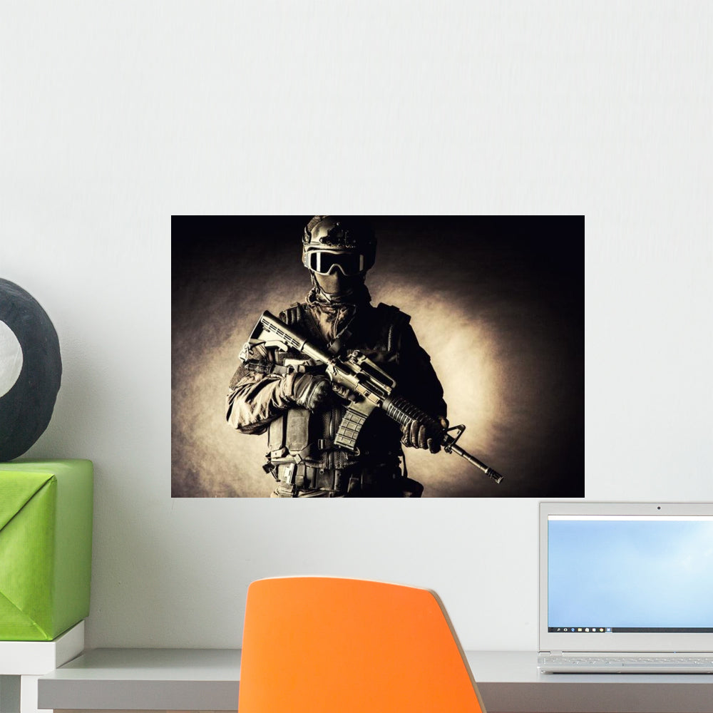 Specops Police Officer Swat Wall Decal - WallMonkeys.com – Wallmonkeys