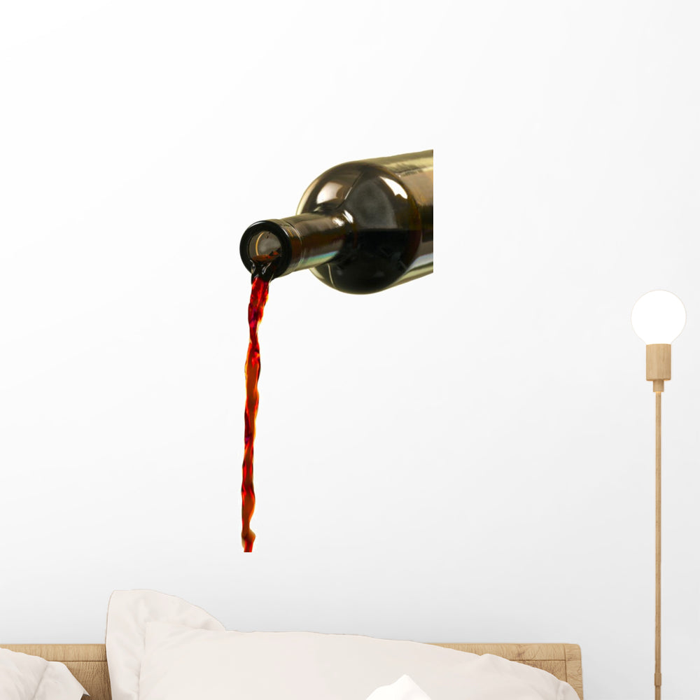 Bottle Of Red Wall Decal - WallMonkeys.com – Wallmonkeys