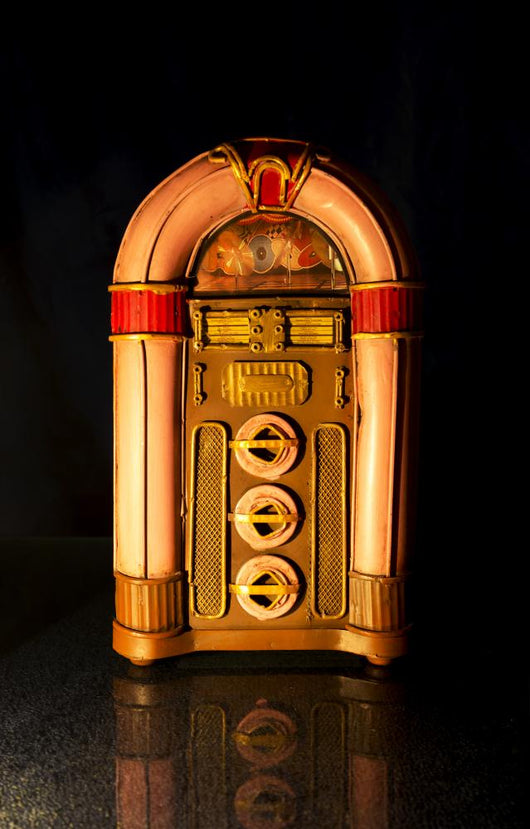 Vintage Music Jukebox Wall Decal - WallMonkeys.com – Wallmonkeys