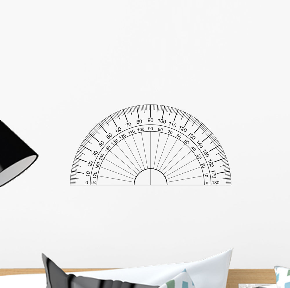 Protractor Wall Decal - WallMonkeys.com – Wallmonkeys