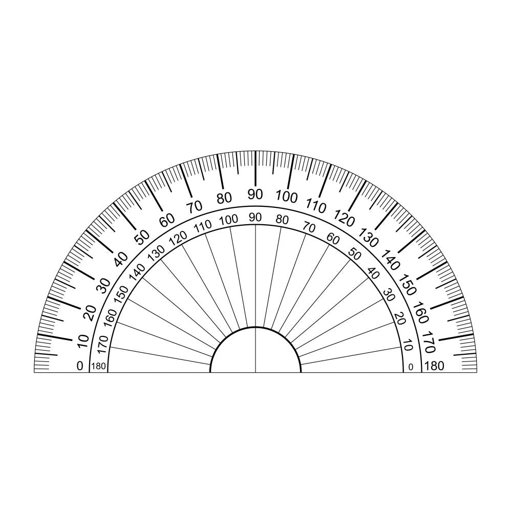 Protractor Wall Decal - WallMonkeys.com – Wallmonkeys