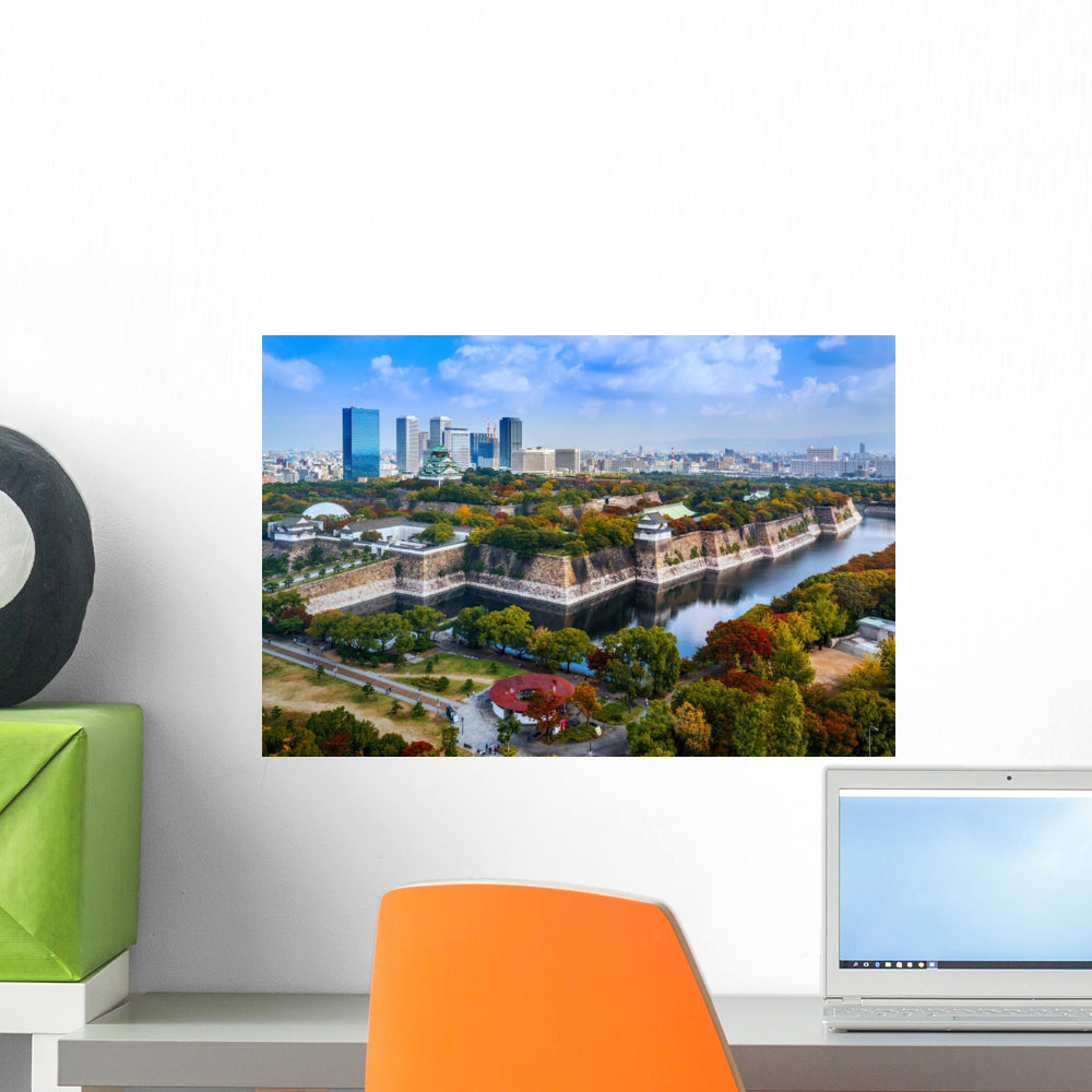 Osaka Castle Wall Decal - WallMonkeys.com – Wallmonkeys
