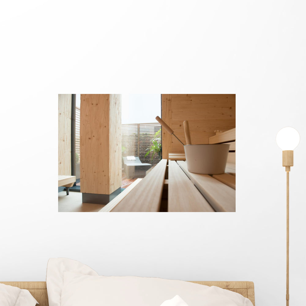 Inside Sauna Wall Decal - WallMonkeys.com – Wallmonkeys