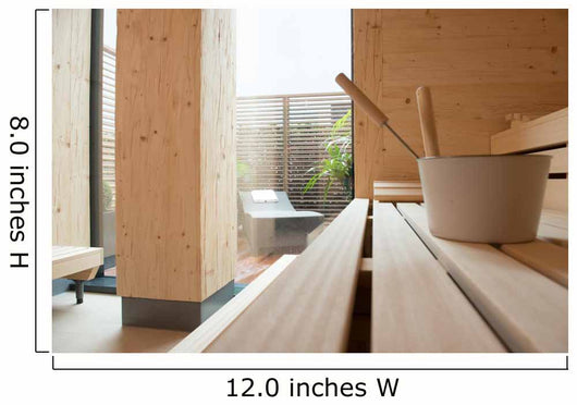 Inside Sauna Wall Decal - WallMonkeys.com – Wallmonkeys