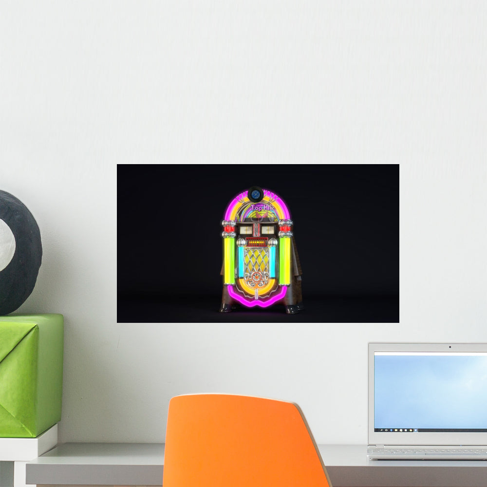 Jukebox Wall Decal Design 1 - WallMonkeys.com – Wallmonkeys