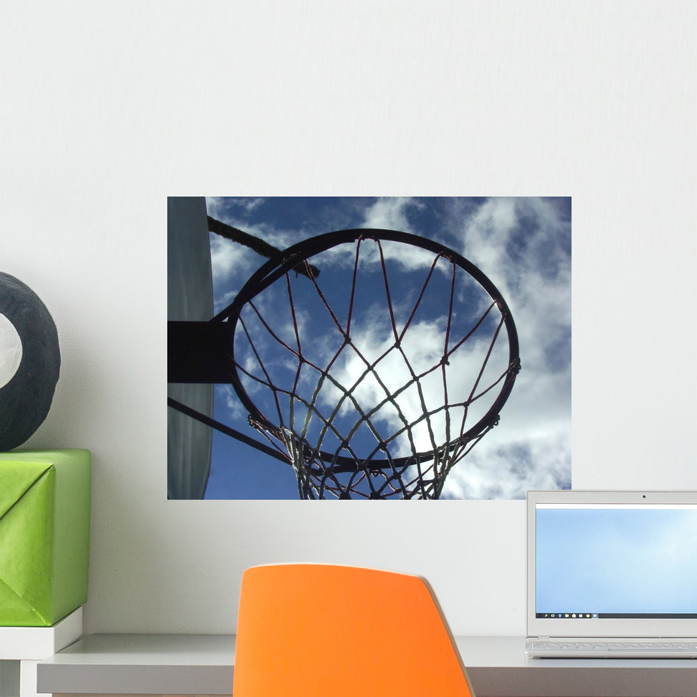 Basketball Hoop Wall Decal Design 1 - WallMonkeys.com – Wallmonkeys