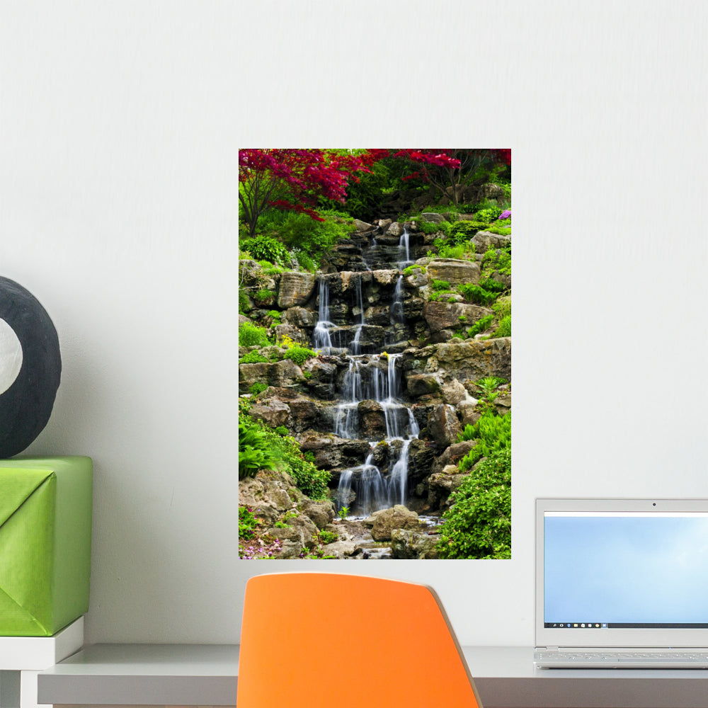Cascading Waterfall Wall Decal Design 3 - WallMonkeys.com – Wallmonkeys