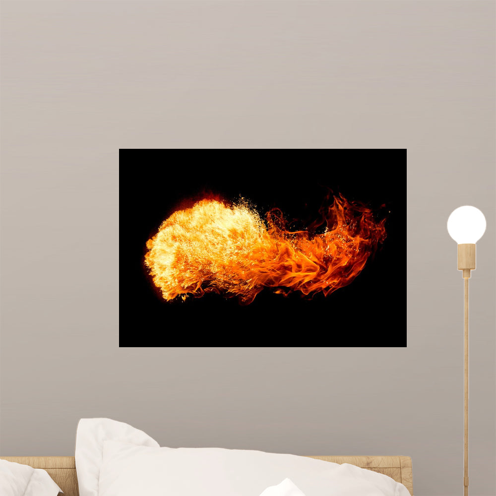 Fire Wall Decal Design 2 - WallMonkeys.com – Wallmonkeys