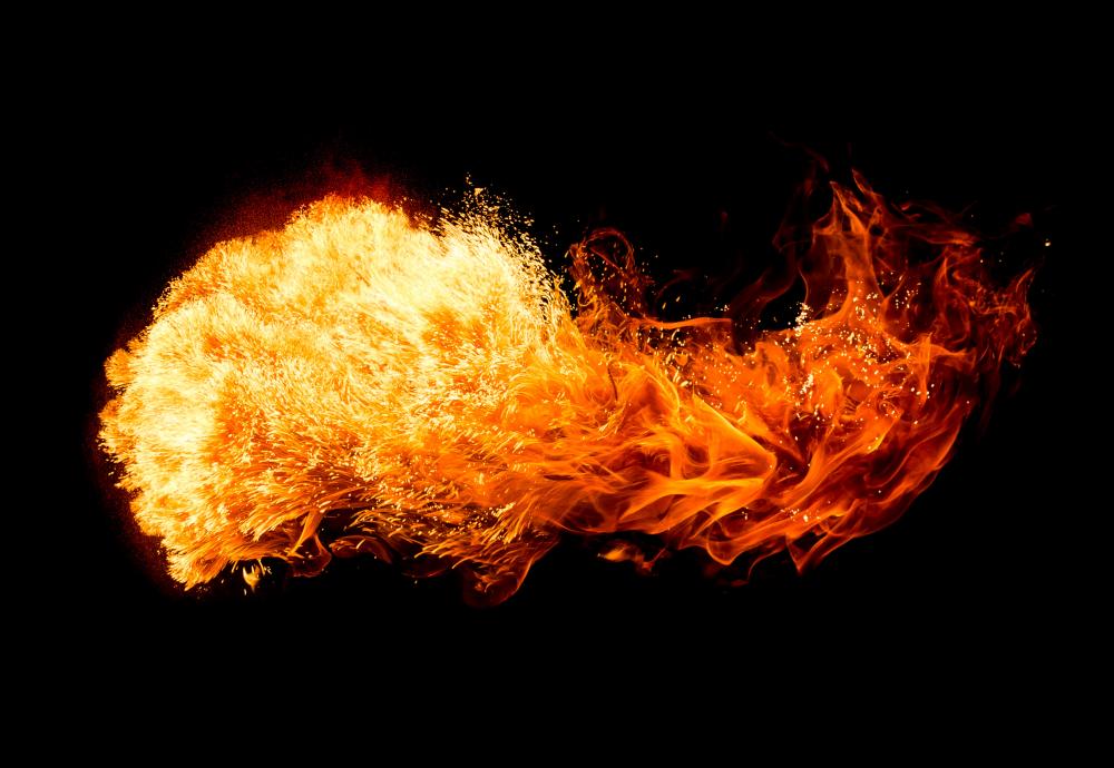 Fire Wall Decal Design 2 - WallMonkeys.com – Wallmonkeys