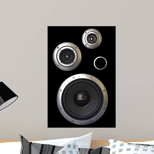 Three Speakers Wall Decal - WallMonkeys.com – Wallmonkeys