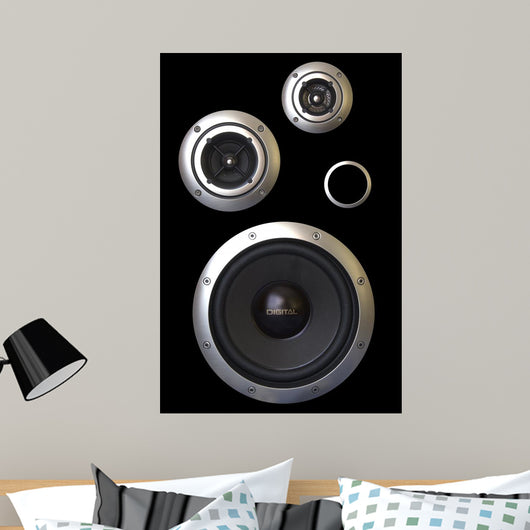 Three Speakers Wall Decal - WallMonkeys.com – Wallmonkeys
