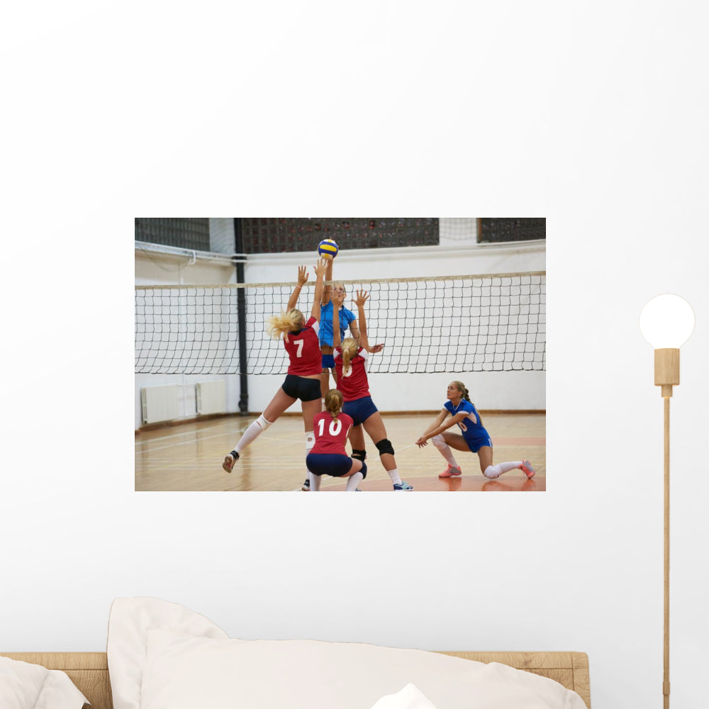 Volleyball Wall Decal Design 5 - WallMonkeys.com – Wallmonkeys