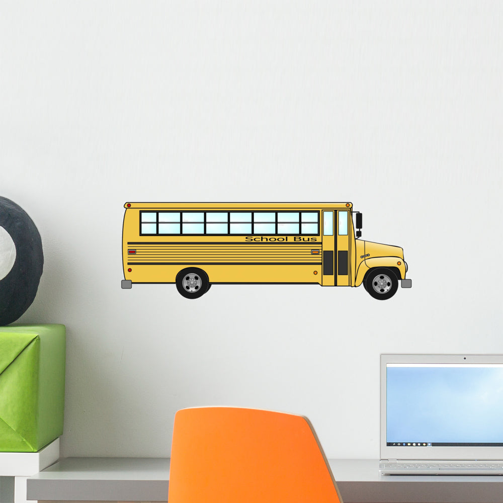 School Bus Wall Decal - WallMonkeys.com – Wallmonkeys