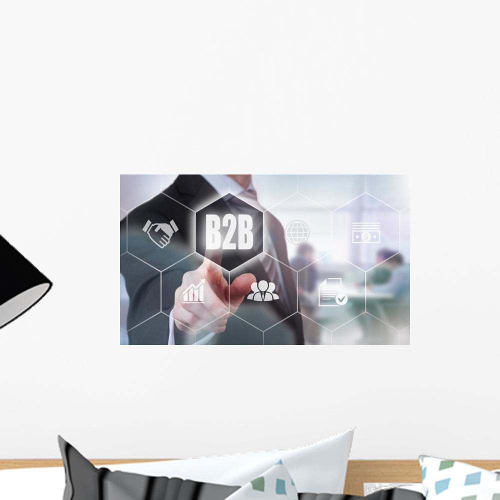 Business Marketing Concept Wall Decal - WallMonkeys.com – Wallmonkeys