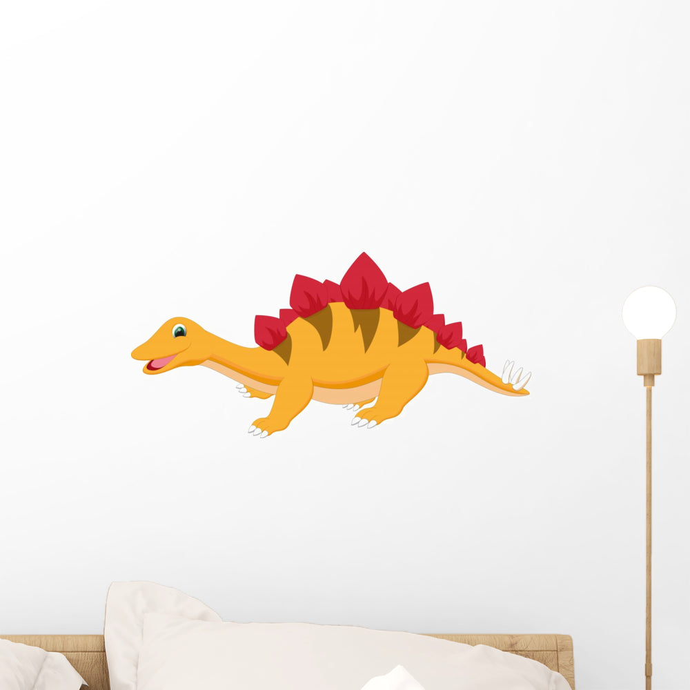 Cute Dinosaur Cartoon Wall Decal - WallMonkeys.com – Wallmonkeys