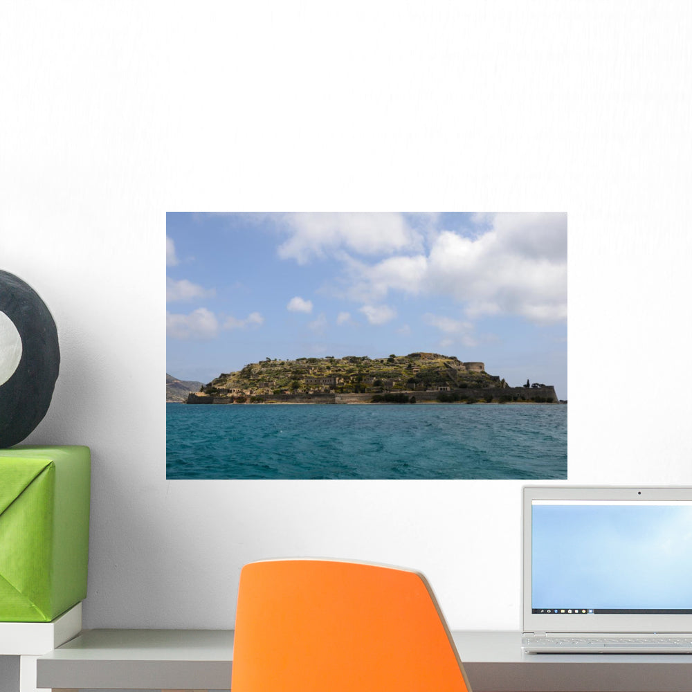 Spinalonga Island Crete Greece Wall Decal - WallMonkeys.com – Wallmonkeys