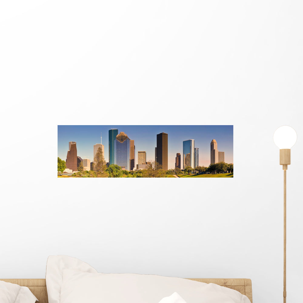 Houston Skyline Wall Decal - WallMonkeys.com – Wallmonkeys