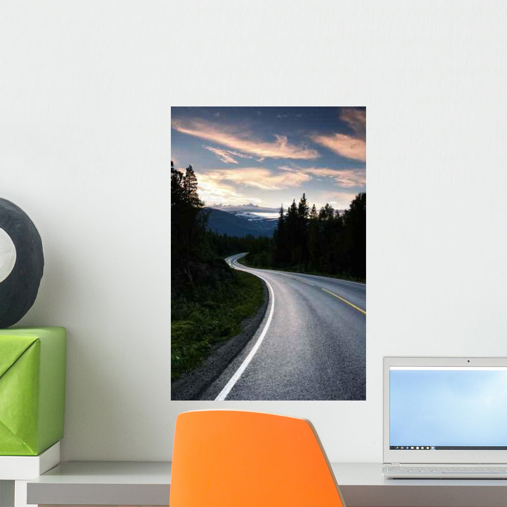 Norway Road Wall Decal - WallMonkeys.com – Wallmonkeys