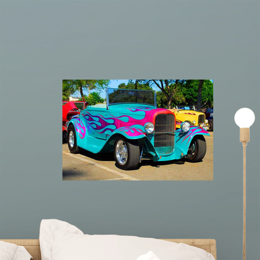 Hot Rod Wall Decal - WallMonkeys.com – Wallmonkeys
