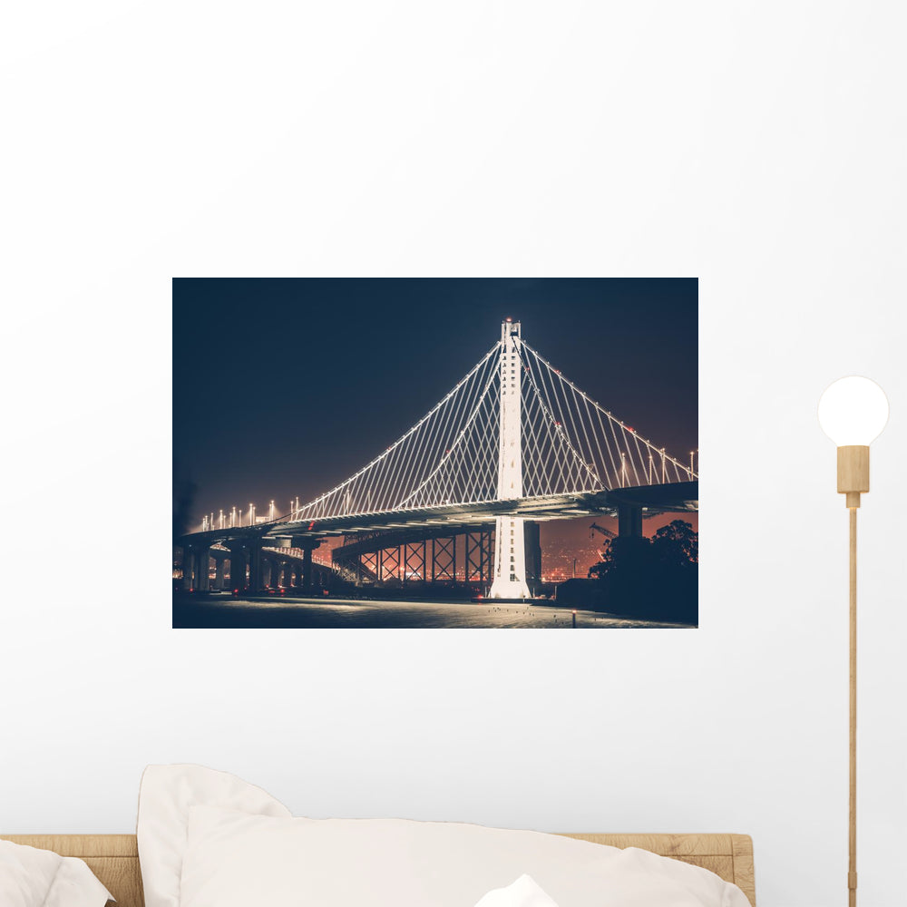 Oakland Bay Bridge Wall Decal - WallMonkeys.com – Wallmonkeys