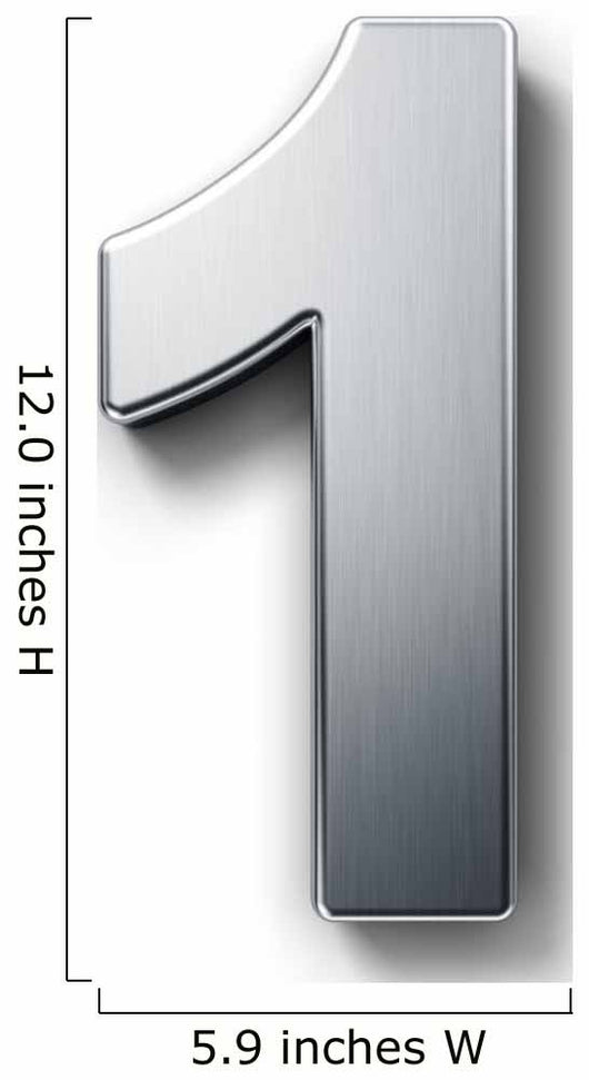 Number 1 Wall Decal - WallMonkeys.com – Wallmonkeys