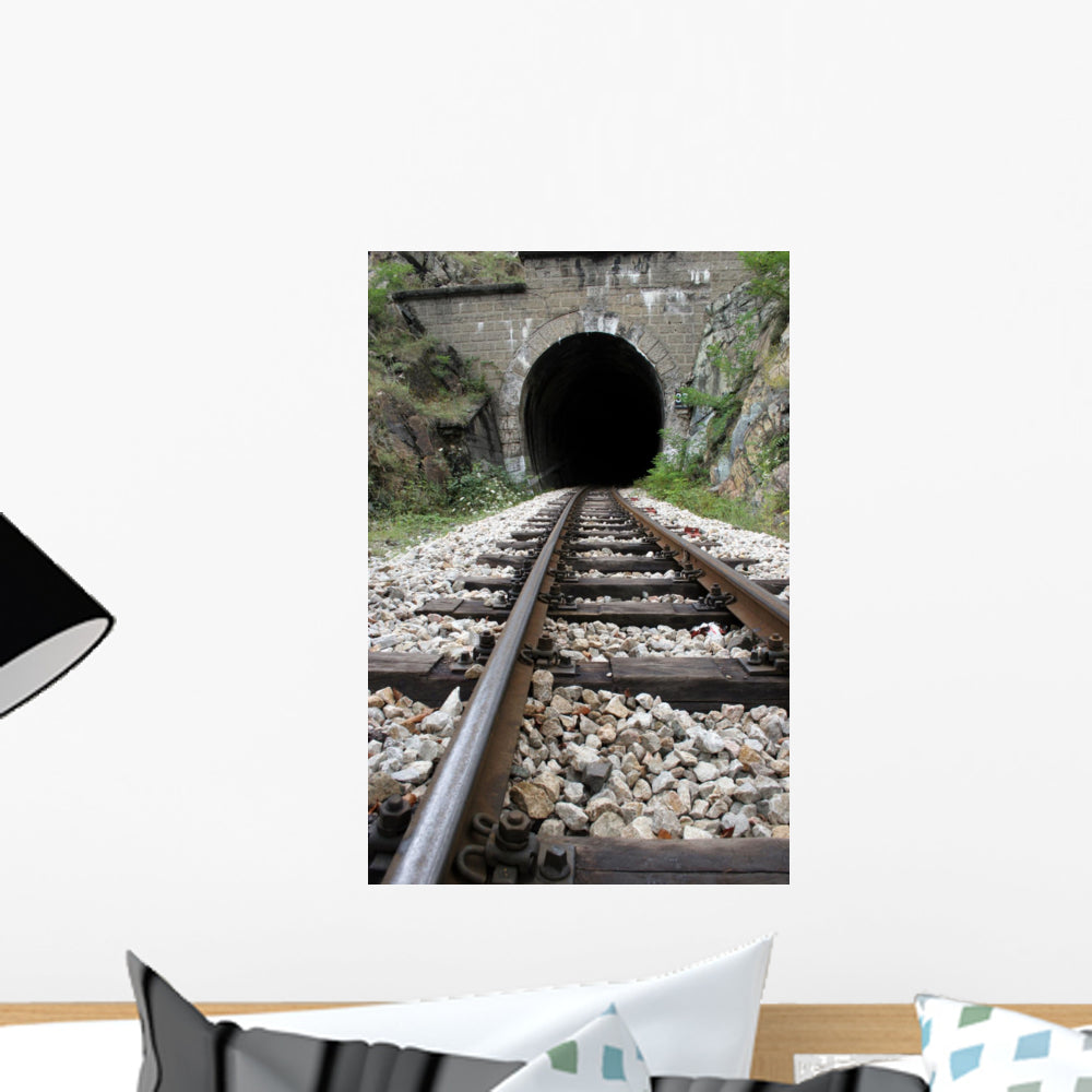 Railroad and Tunnel Wall Decal - WallMonkeys.com – Wallmonkeys