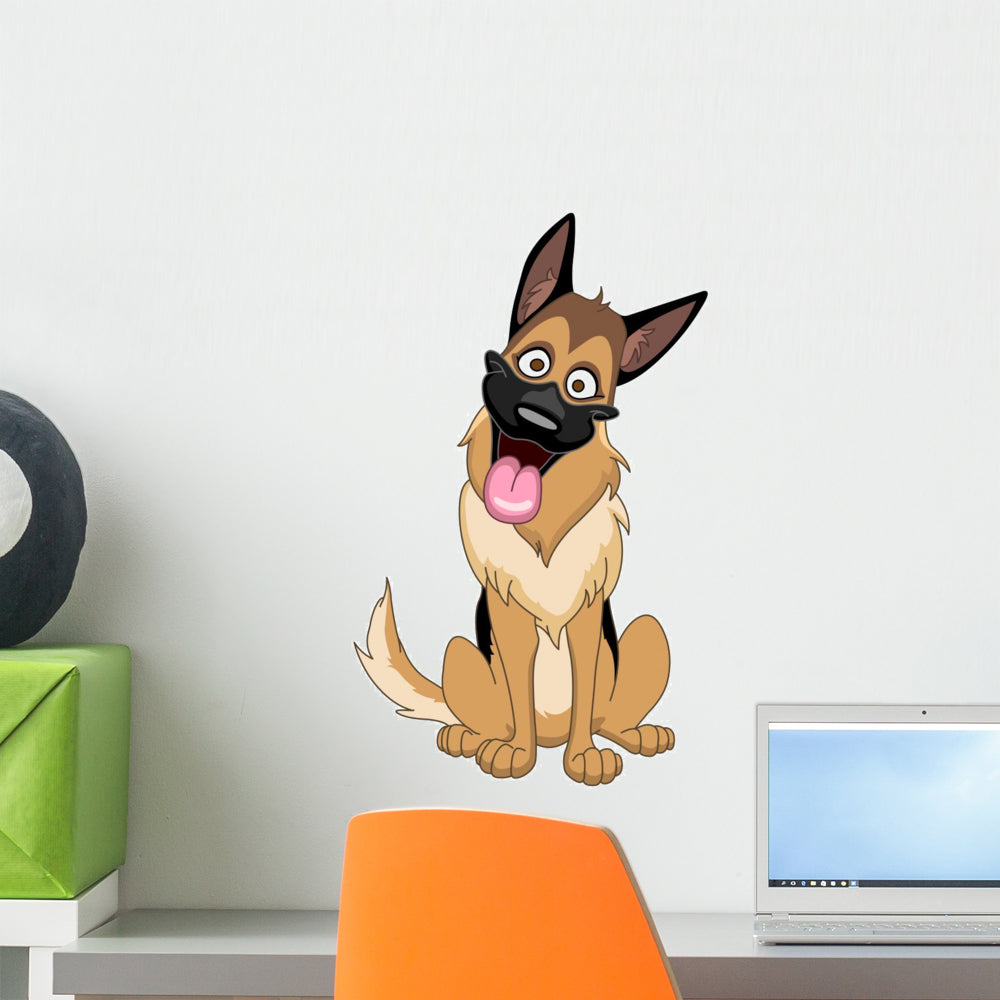 German Shepherd Dog Wall Decal - WallMonkeys.com – Wallmonkeys