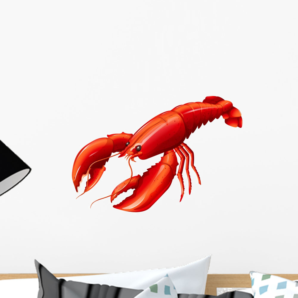Lobster Wall Decal - WallMonkeys.com – Wallmonkeys