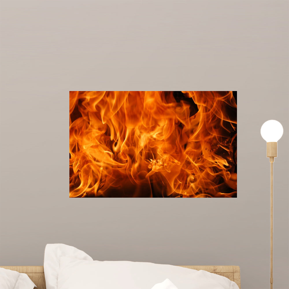 Fire Wall Decal - WallMonkeys.com – Wallmonkeys