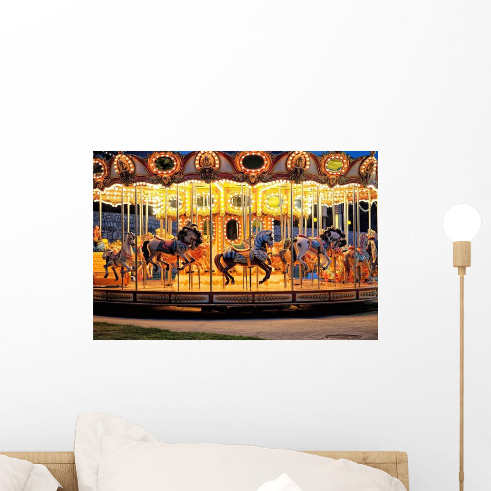 Vintage Carousel Detail Wall Decal - WallMonkeys.com – Wallmonkeys