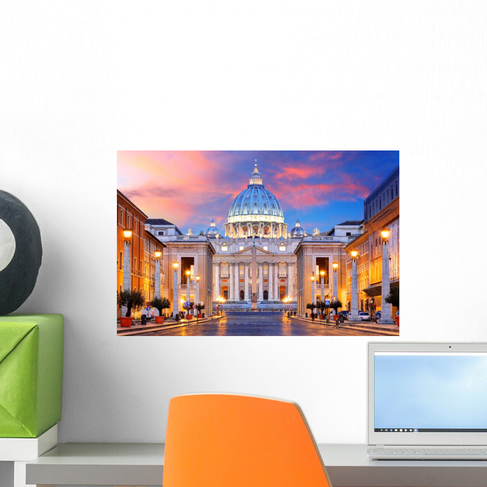 Rome Vatican City Wall Decal - WallMonkeys.com – Wallmonkeys
