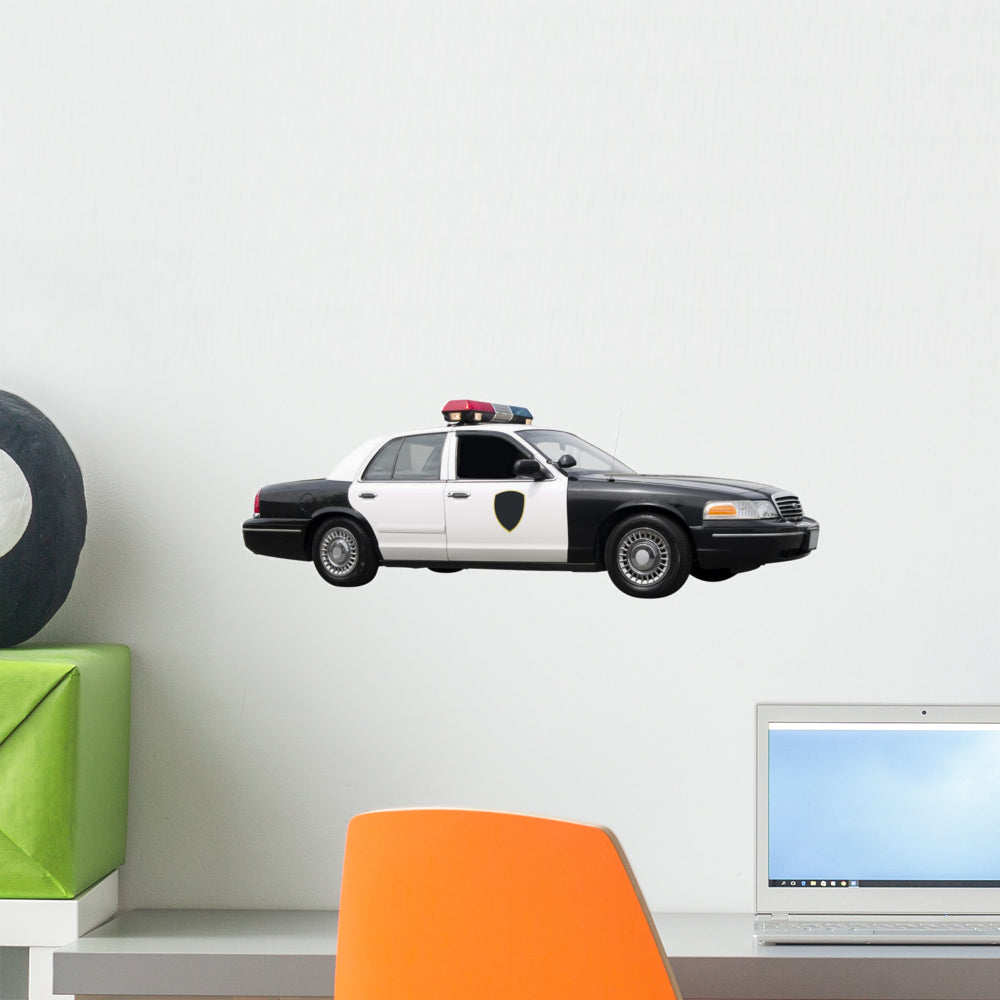 Police Car Wall Decal - WallMonkeys.com – Wallmonkeys