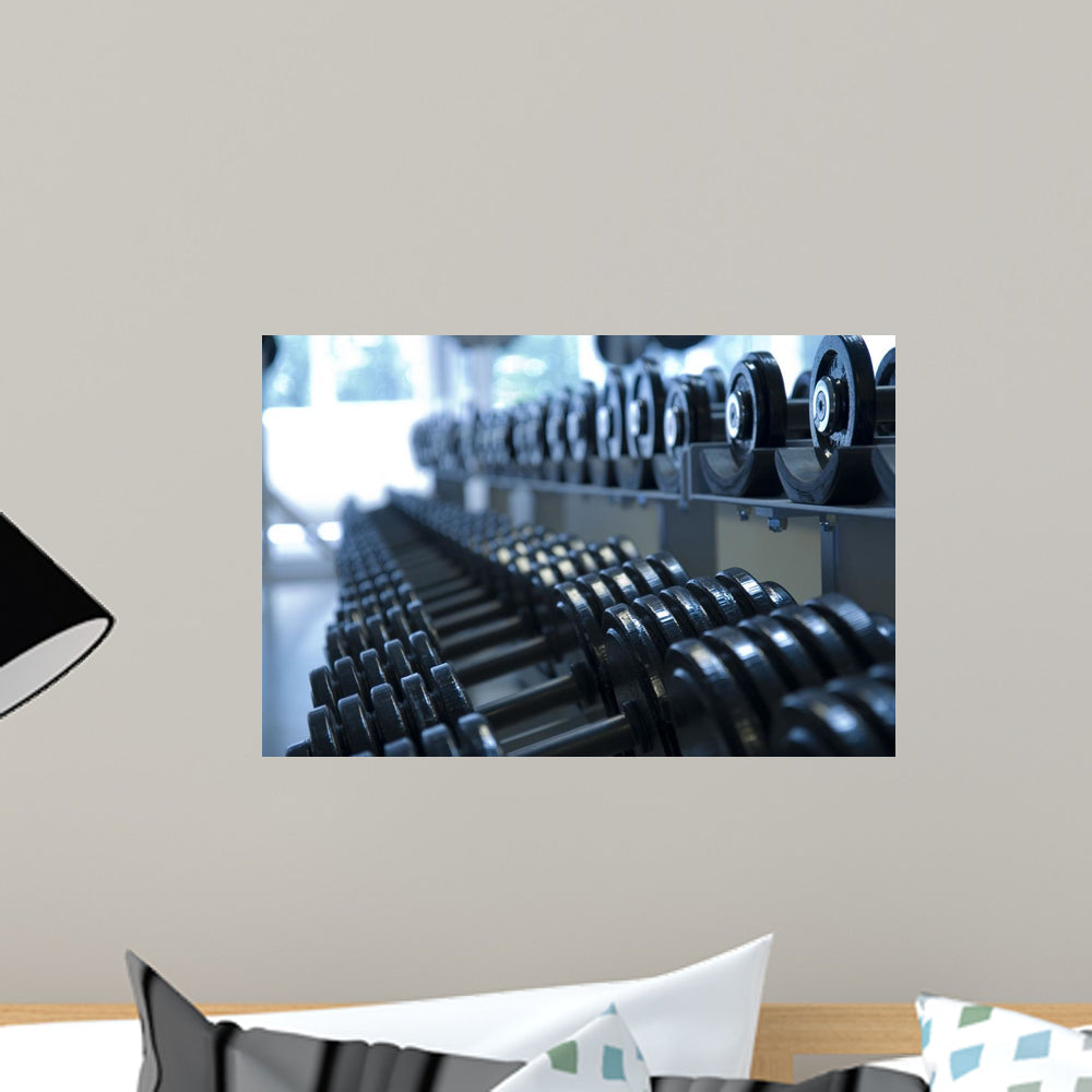Weights Wall Decal - WallMonkeys.com – Wallmonkeys