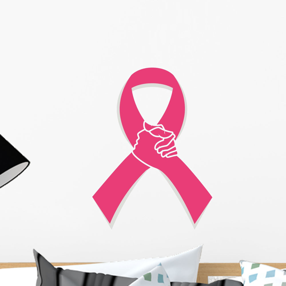 Pink Ribbon Breast Cancer Wall Decal - WallMonkeys.com – Wallmonkeys