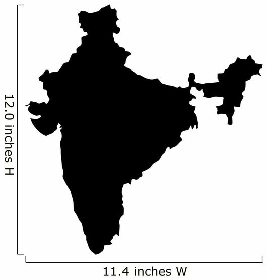 India Map High Res Wall Decal - WallMonkeys.com – Wallmonkeys