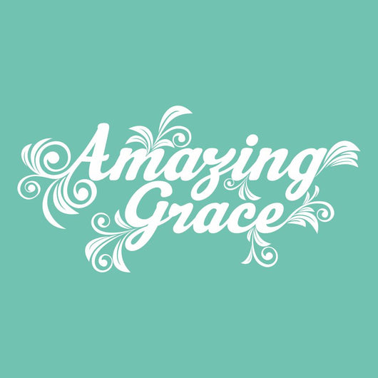 Amazing Grace Lettering Wall Decal - WallMonkeys.com – Wallmonkeys