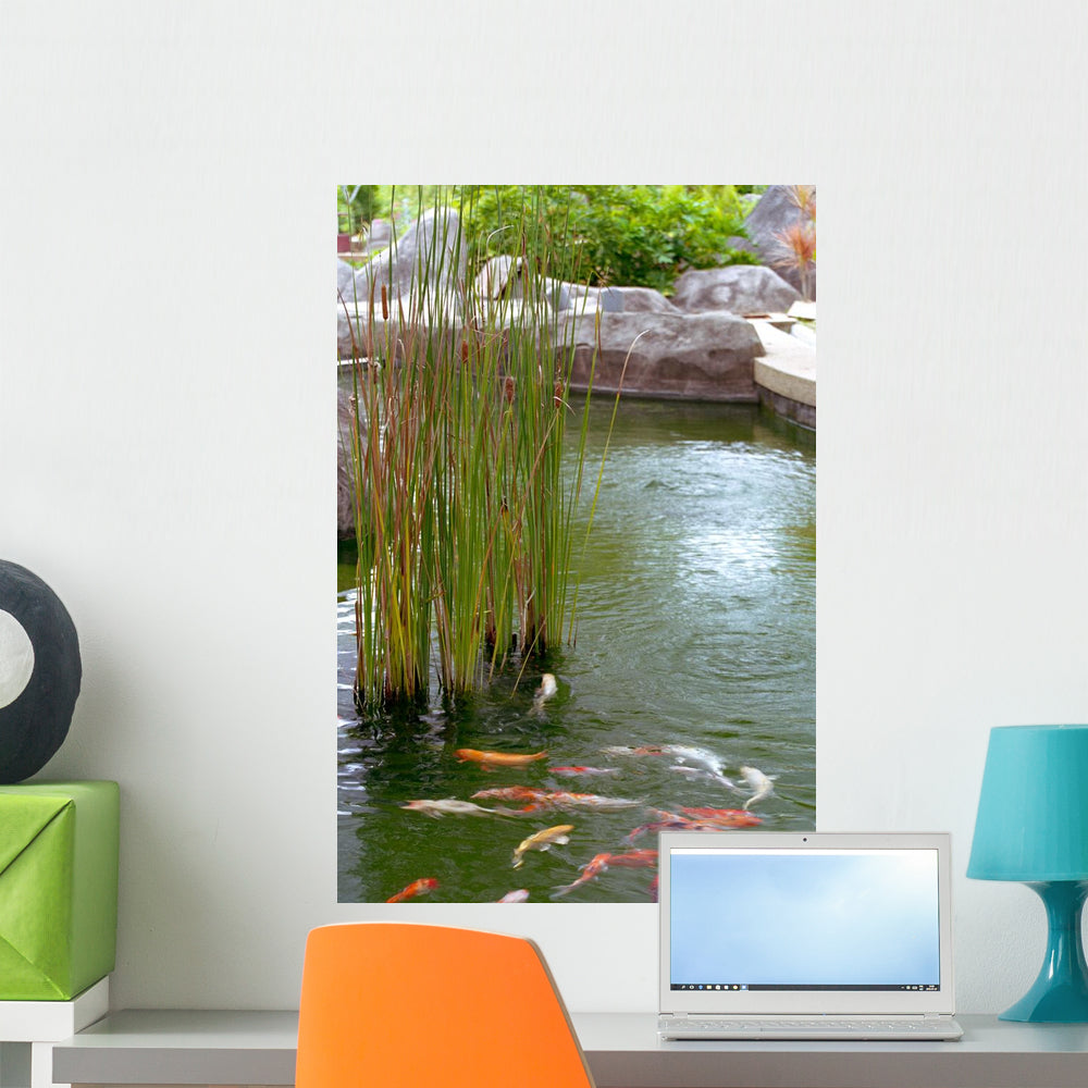 Pond Wall Decal Design 2 - WallMonkeys.com – Wallmonkeys