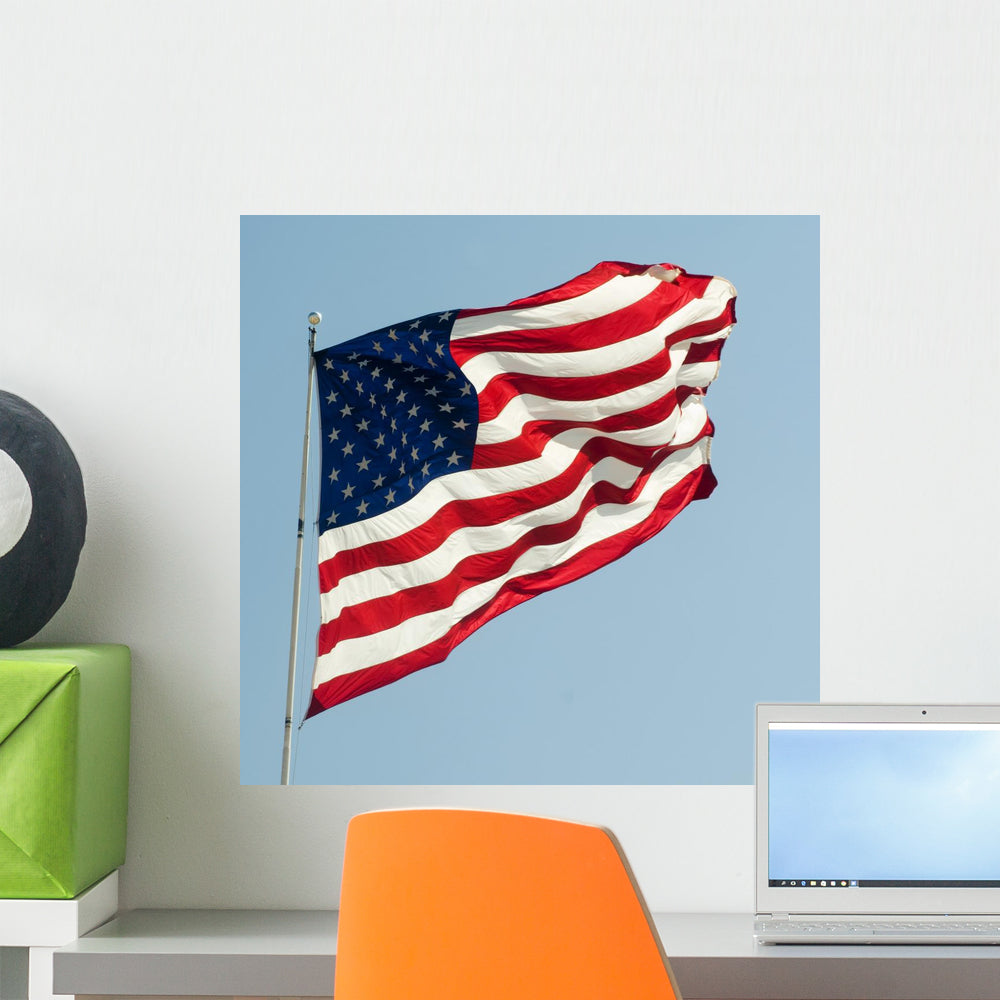 American Flag Wall Decal - WallMonkeys.com – Wallmonkeys