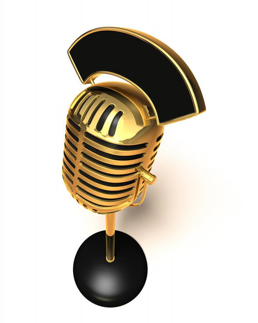 Retro Microphone Wall Decal - WallMonkeys.com – Wallmonkeys