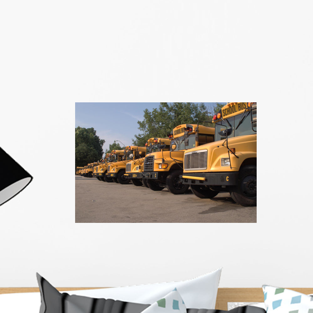 School Bus Wall Decal - WallMonkeys.com – Wallmonkeys